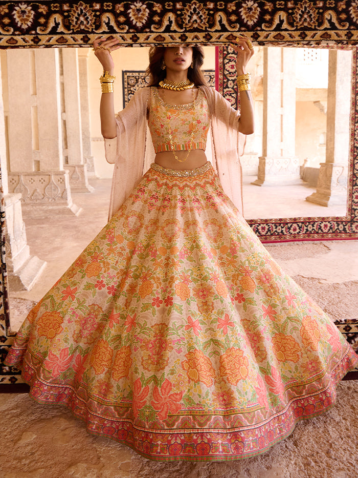 Buy Noreen Lehenga Set | Shop Saundh Lehengas