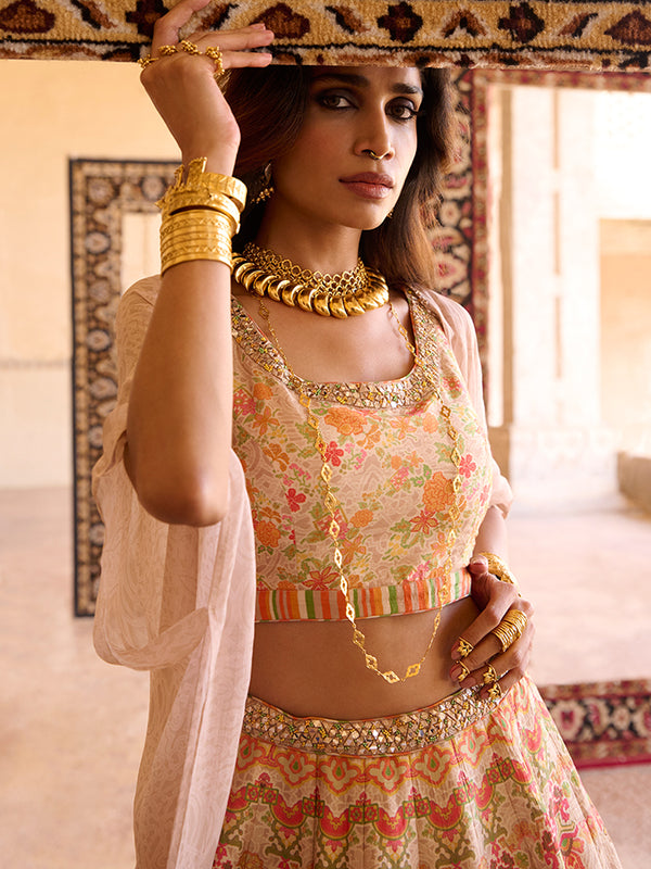 Buy Noreen Lehenga Set | Shop Saundh Lehengas