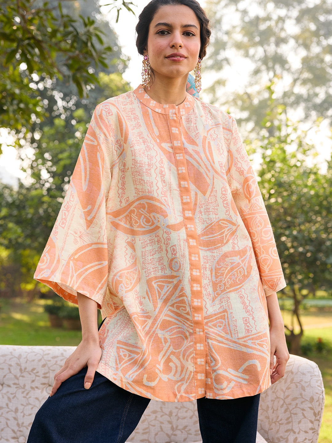 Buy Cava Orange Top | Shop Saundh